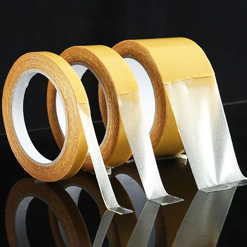 5M-Double-Sided-Cloth-Base-Tape-Strong-Fixation-Mesh-Tapes-Waterproof ...