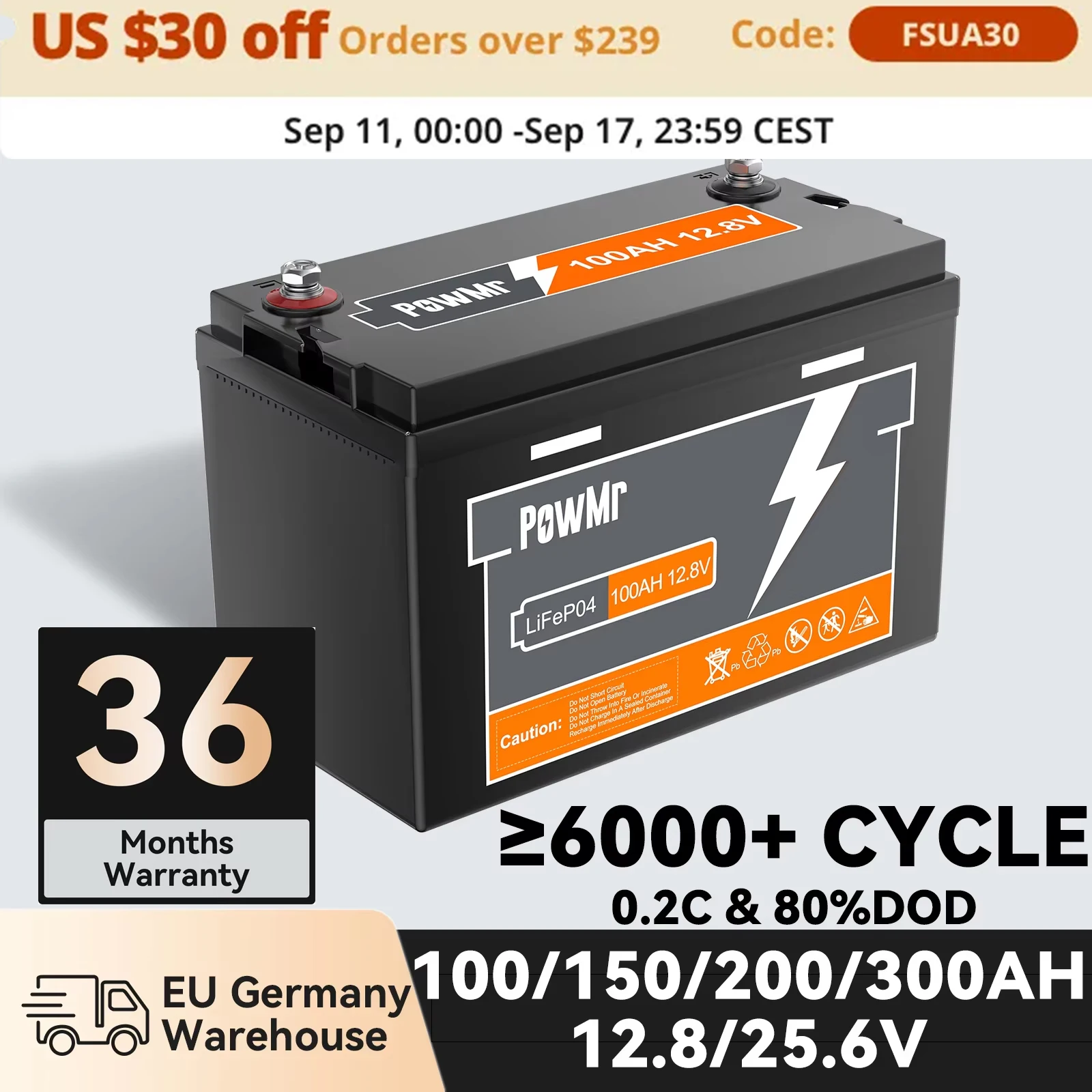 PowMr-Lithium-Powerwall-12V-24v-LiFePO4-Battery-100AH-150AH-200AH-300AH ...