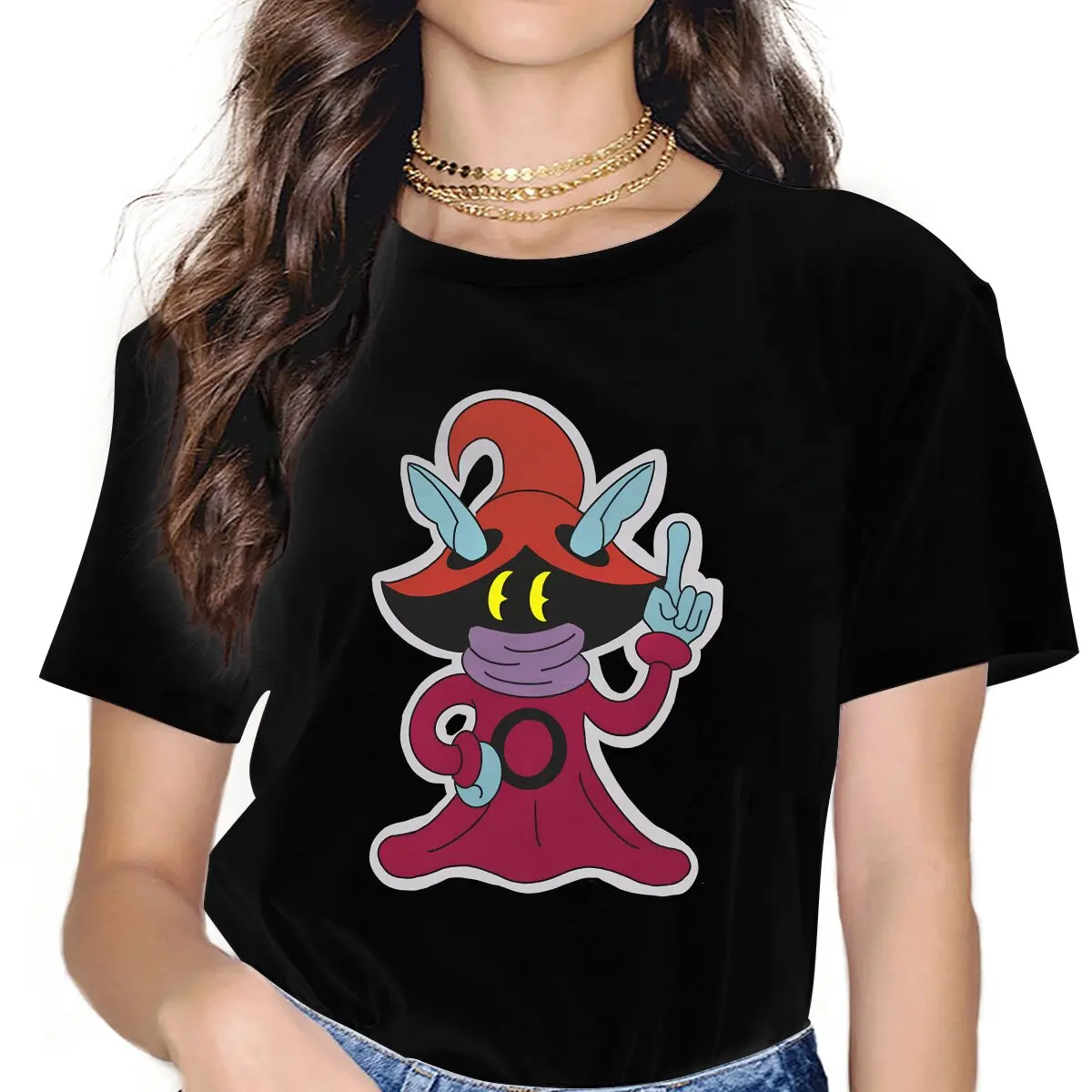 She-Ra-Princess-of-Power-Women-T-Shirt-Rubber-Hose-Orko-Female-Tops ...