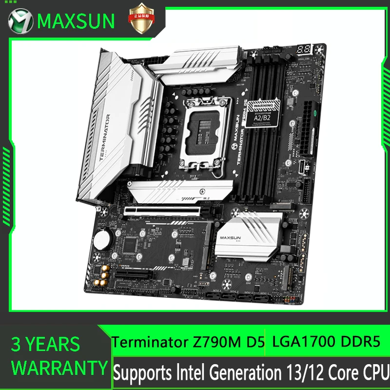 MAXSUN-Terminator-Z790M-D5-WIFI-Motherboard-Desktop-LGA1700-Support ...