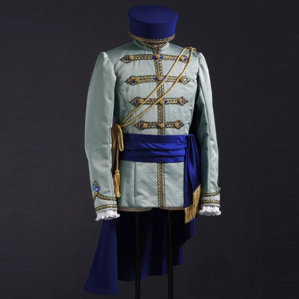 Men-s-Gothic-Steampunk-Officer-Soldier-Costume-Medieval-Renaissance ...