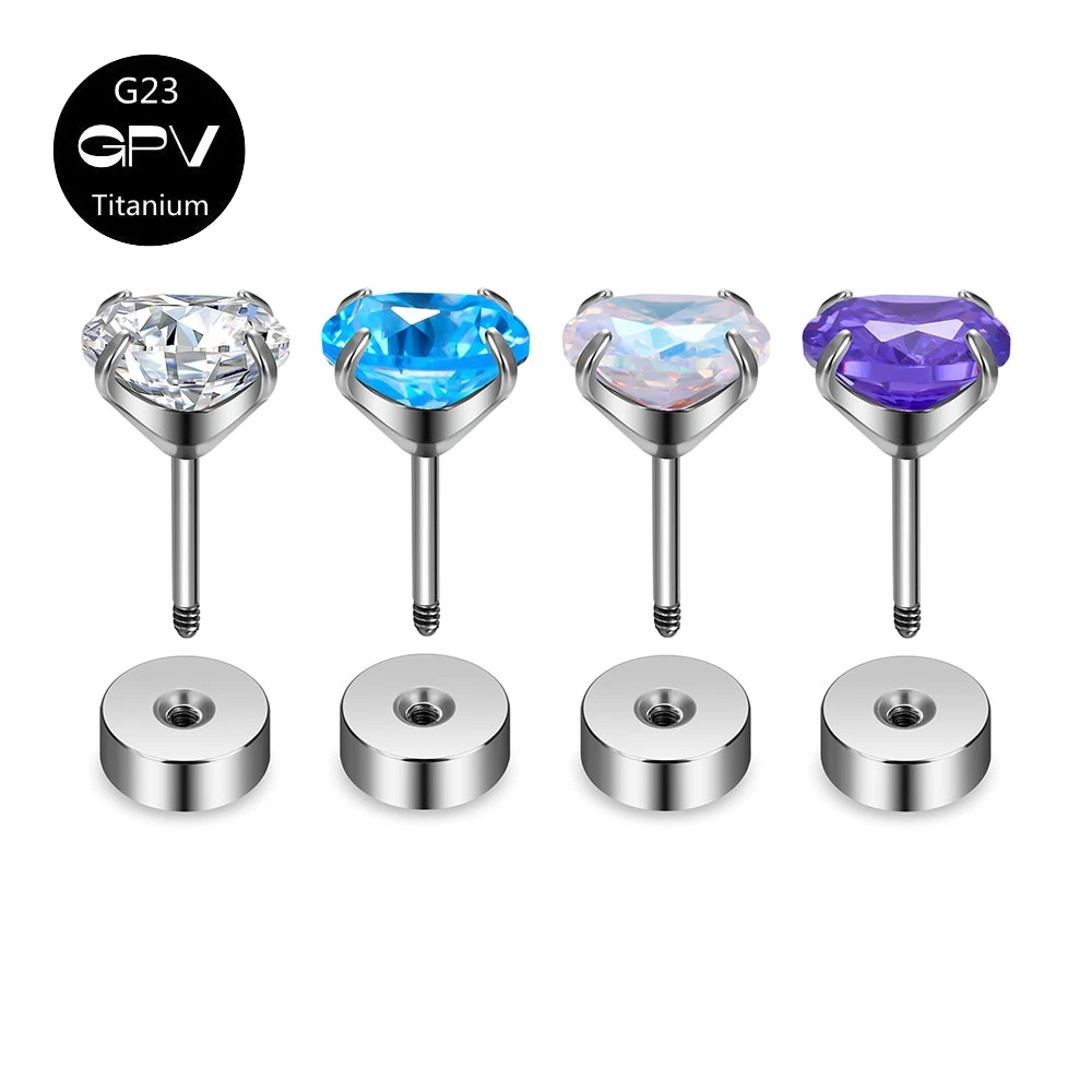 Wholesa-G23-Titanium-Zirconium-Stone-Ear-Cartilage-Nail-Ear-Plug-with ...