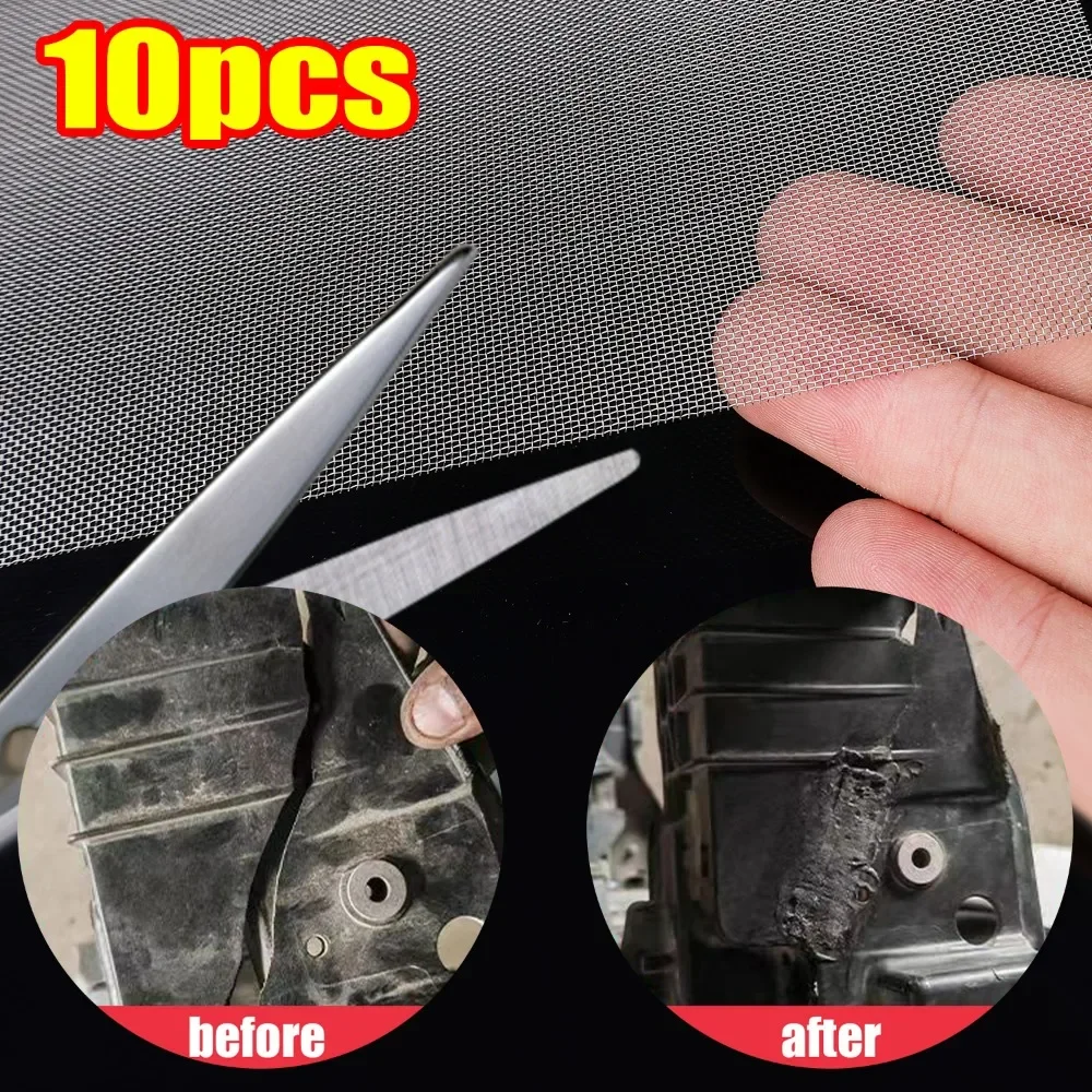 Stainless Steel Repair Mesh Car Bumper Plastic Hole Crack Patches ...