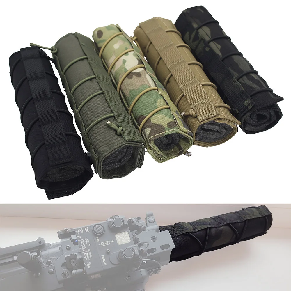 7-Militaire-Camouflage-Silencer-Cover-Airsoft-Uitlaat-Protector-Cover ...