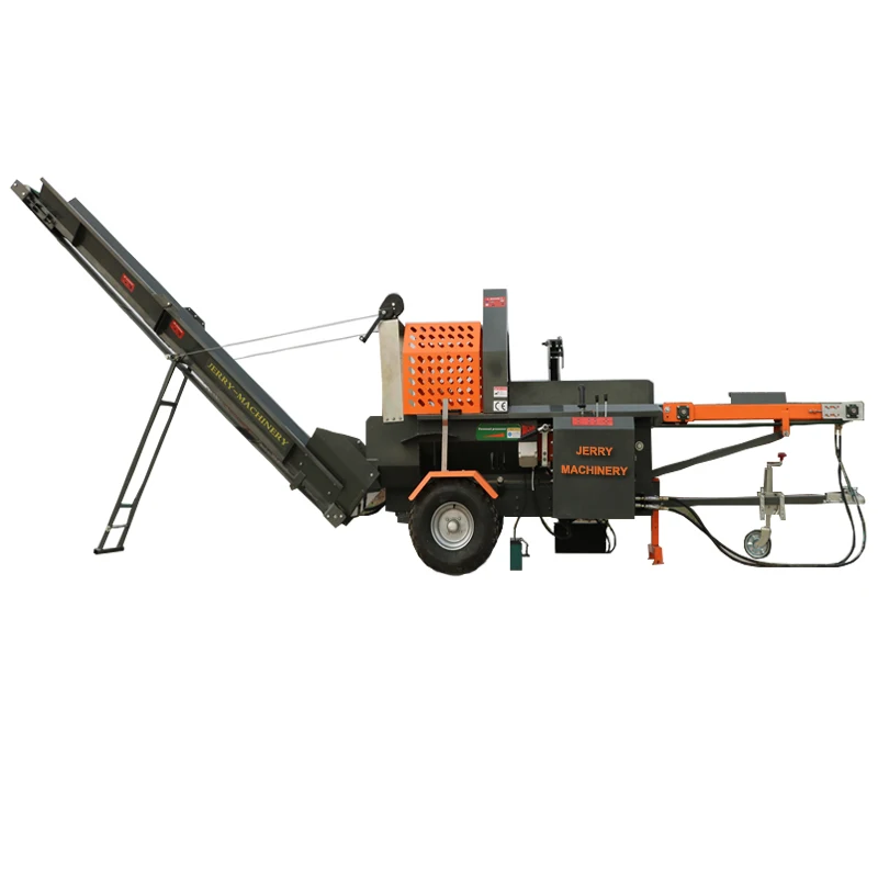 Wood Log Cutter And Splitter Machine Diesel Gasoline Firewood Processor ...