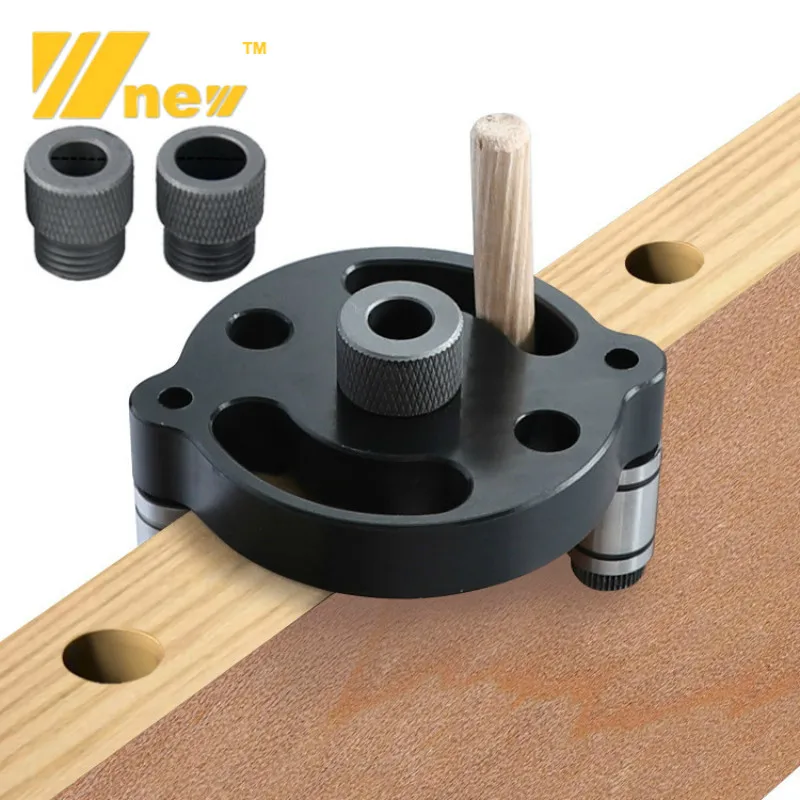 Woodworking Pocket Hole Jig 6/8/10mm Self-centering Vertical Doweling ...
