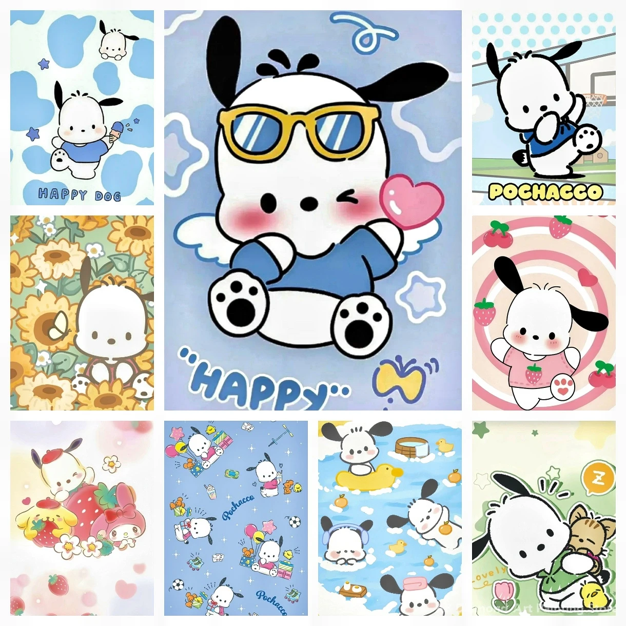 Pochacco-Sanrio-AB-Diamond-Painting-HelloKitty-Cute-Handmade-Art-Gift ...