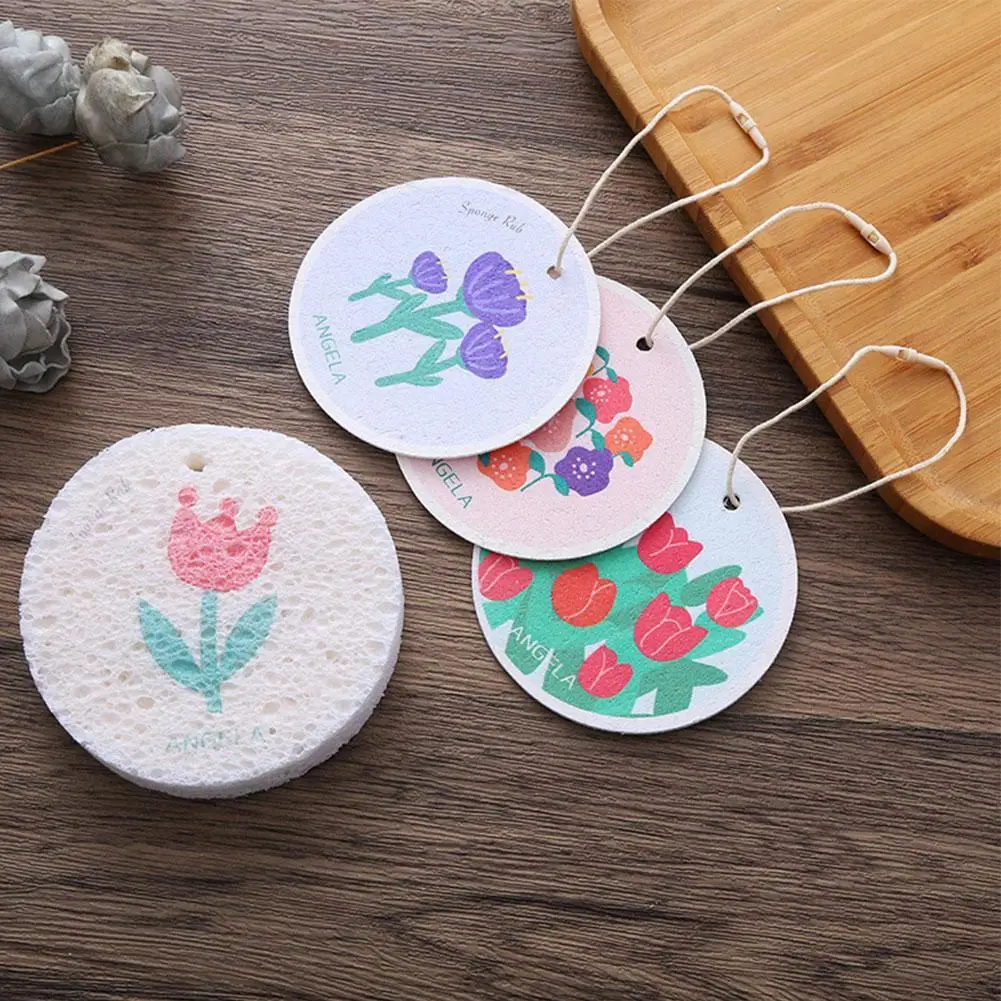 3pcs-Magic-Cleaning-Sponge-Cartoon-Flowers-Compressed-Wood-Pulp ...