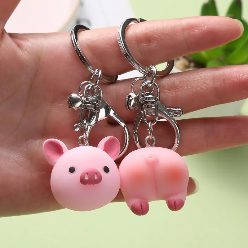 pig-keychain-flashlight-sound-rings-Creative-kids-toys-pig-cartoon ...