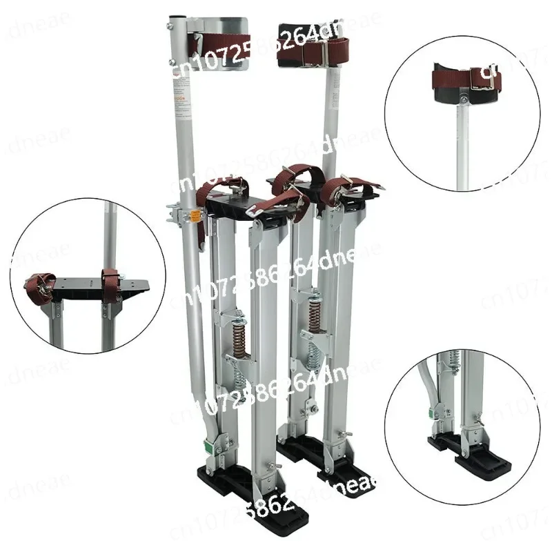 New 24"-40" Adjustable Professional Aluminum Plastering Stilt Ladder ...