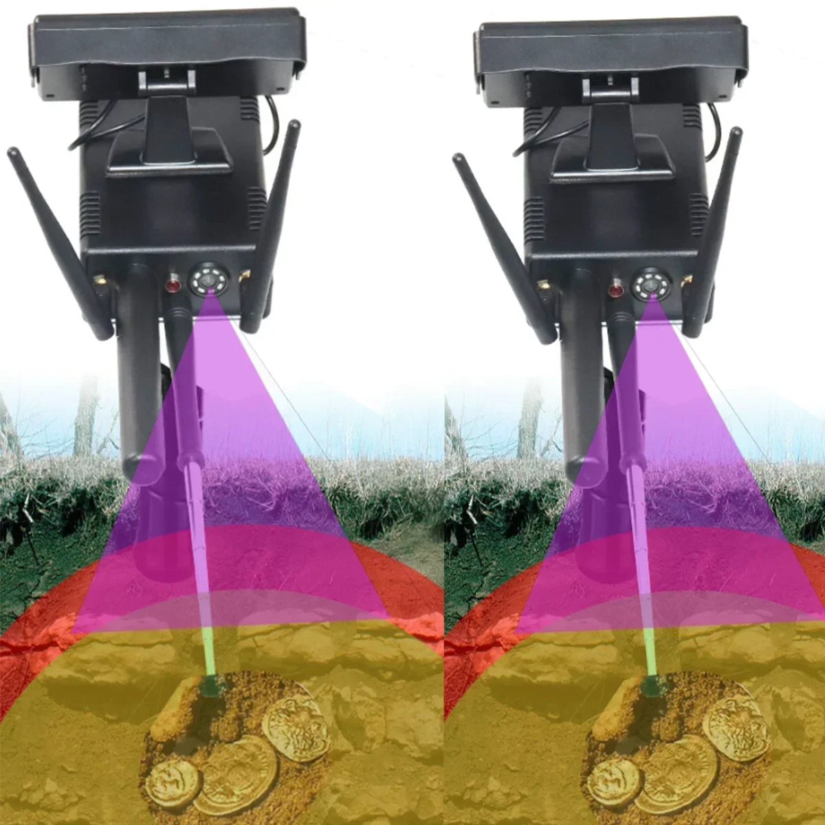 3D-Screen-Underground-Gold-Metal-Detector-Remote-Gold-Silver-Copper-and ...