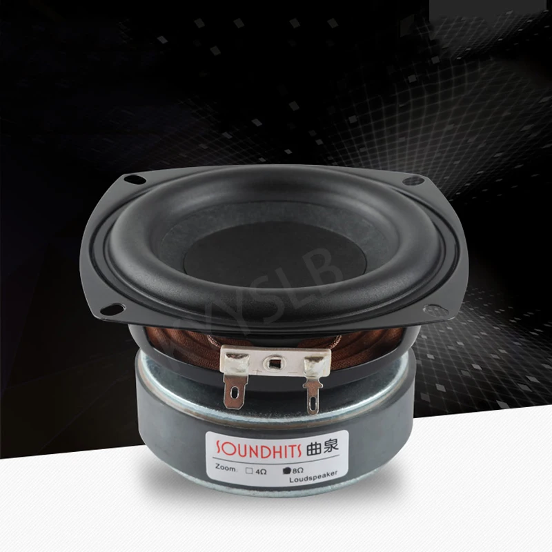 KYYSLB-40-80W-4-Inch-Speaker-Driver-Unit-Woofer-Subwoofer-Bass-Hifi ...