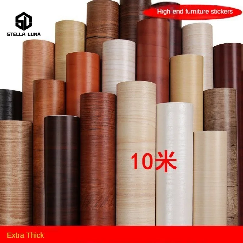 Super Thick Wood Grain Self Adhesive Wallpaper Furniture Renovation ...