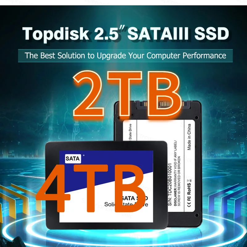 2022 SSD 2 테라바이트 1 테라바이트 4 테라바이트 하드 드라이브 디스크 sata3 2.5 인치 ssd TLC 500 ...