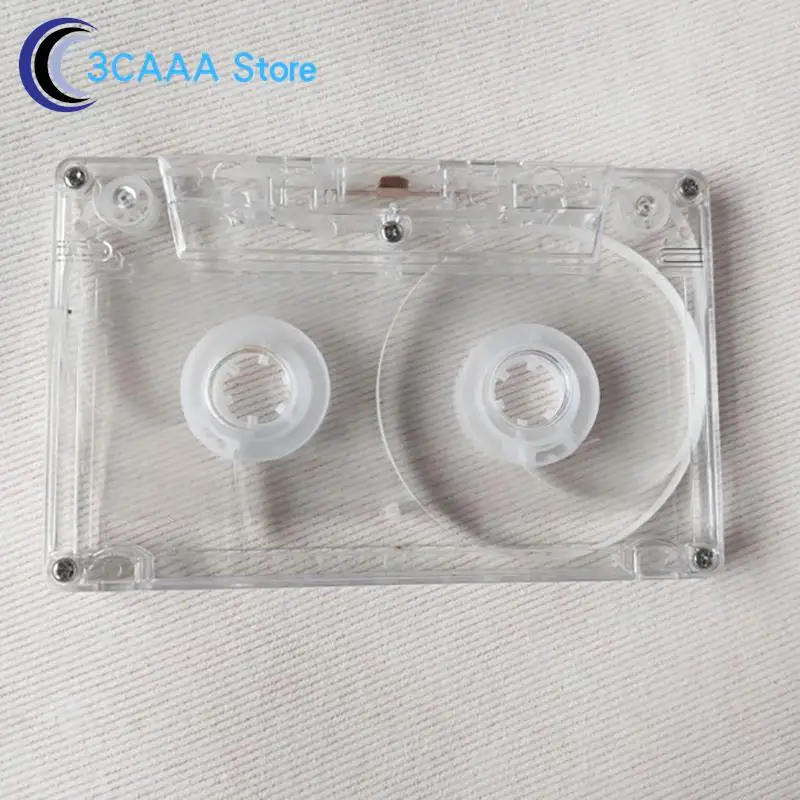 Color-Transparent-Audio-Cassette-Tape-Shell-Plastics-Reel-Cassette-No ...