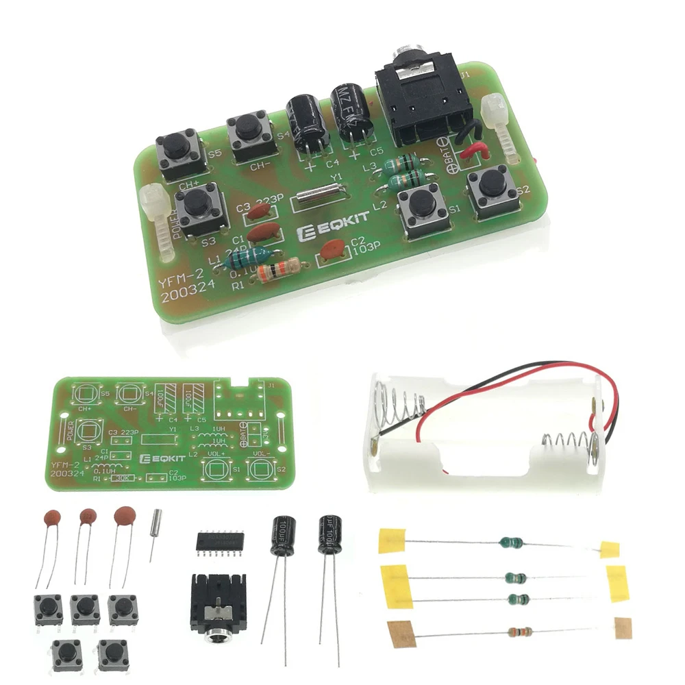 Diymore-DIY-Radio-Kit-Icstation-FM-Radio-Kit-76MHZ-108MHZ-Soldering-Project-Radio-Module-DIY ...