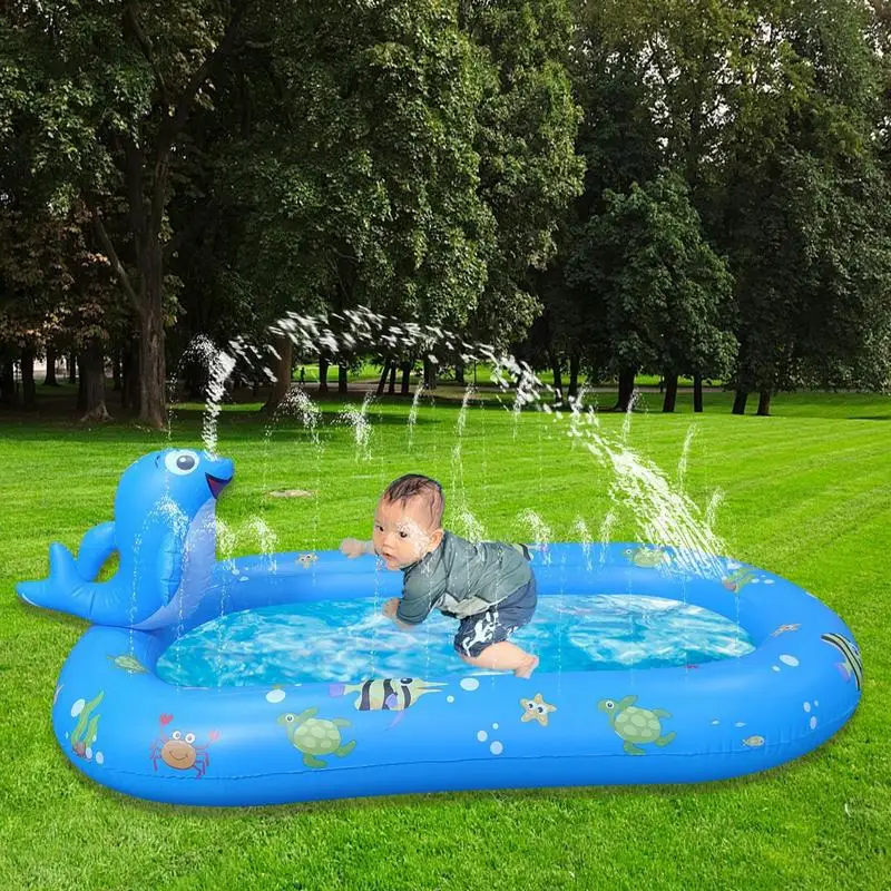 Inflatable-Pool-For-Kids-Animal-Children-Spray-Pool-Multipurpose ...
