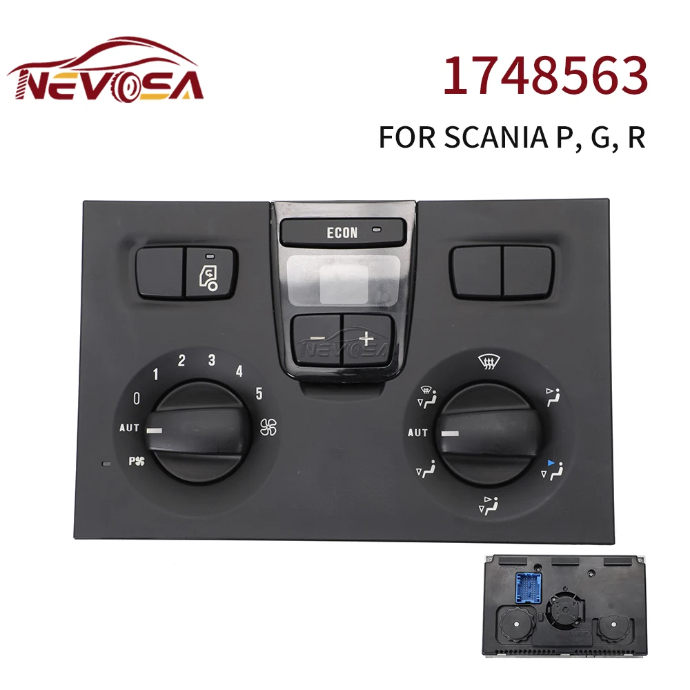 NEVOSA-1748563-For-Scania-P-G-R-40Pins-Switch-Panel-Climate-Heater ...
