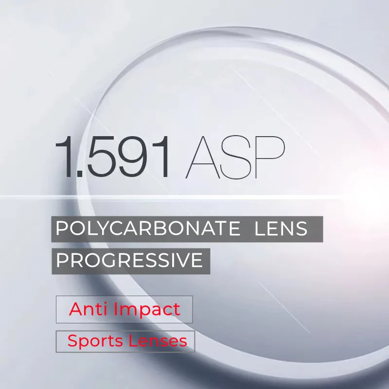 1.591 Polycarbonate Prescription Progressive Lenses Free Form Multi ...