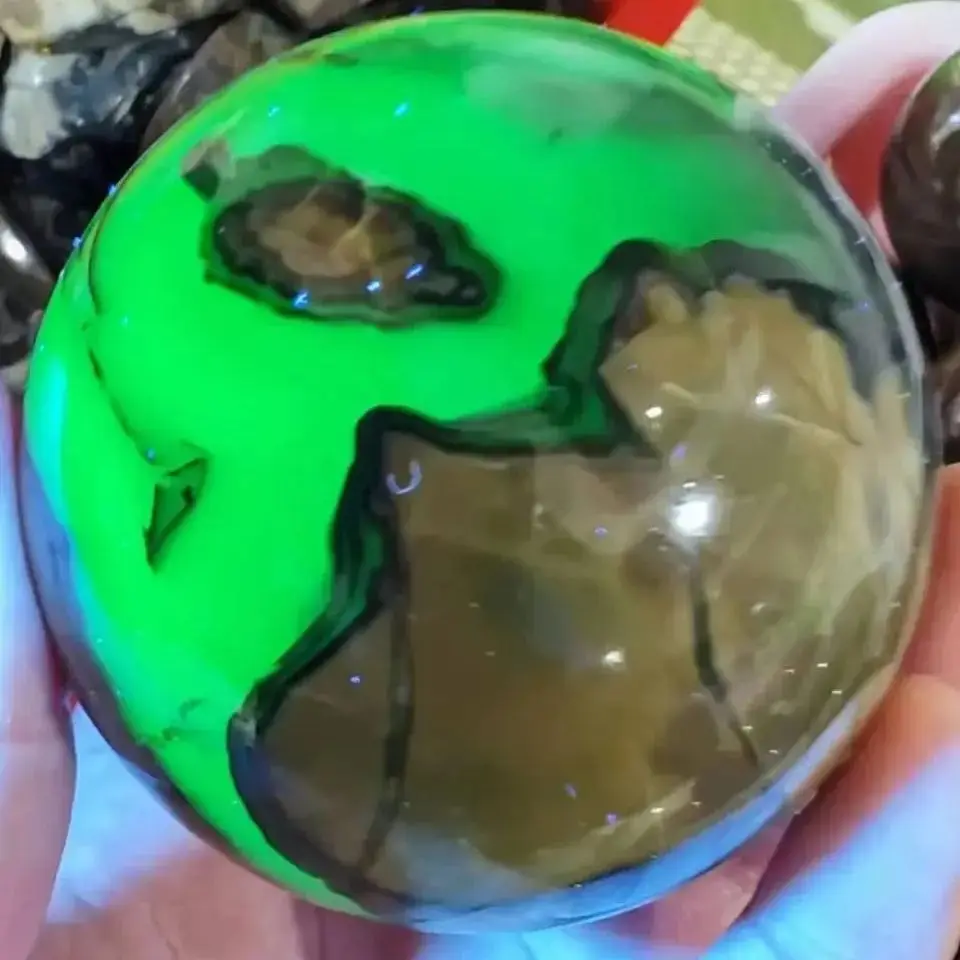 1pc-Natural-Volcano-Agate-Crystal-Sphere-UV-Reactive-Glowing-Light ...