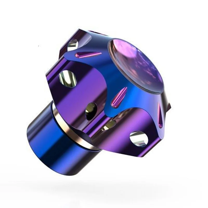 Motorcycle-Universal-Burn-Blue-Keychain-Modified-Key-Cover-CNC-Key-Bit ...