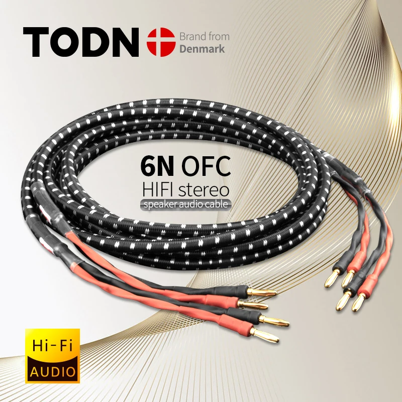 TODN-HIFI-speaker-audio-cable-High-end-stereo-Amplifier-cable-High ...