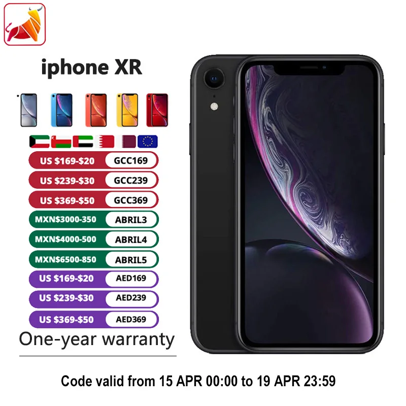 Original-Apple-iPhone-XR-6-1-RAM-3GB-ROM-64GB-128GB-256-GB-A12-Bionic ...