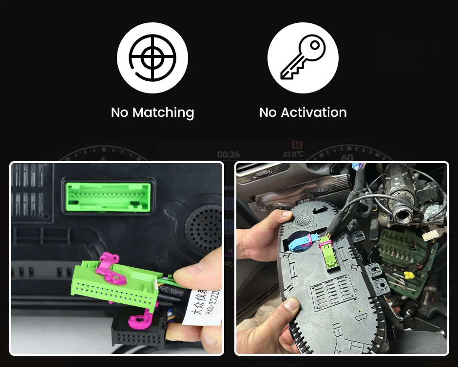 12.5 Inch Digital Dashboard Monitor for Volkswagen Golf 6/7 and Golf ...