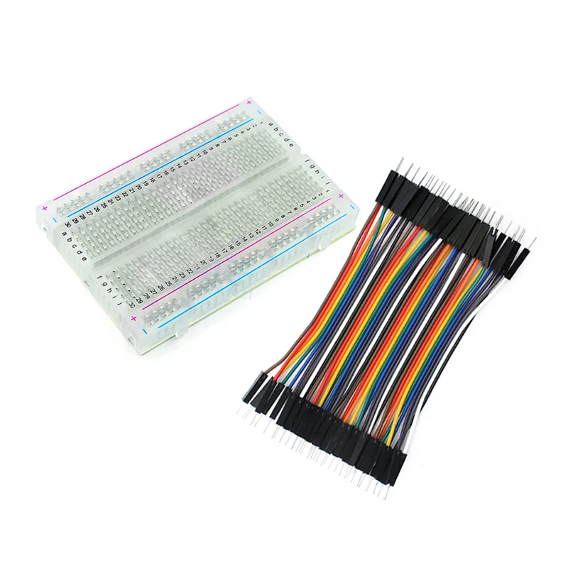 Kit-Mini-Breadboard-Transparente-Impress-o-Prot-tipo-Solda-10cm-macho-para-macho-DuPont-Jumper ...
