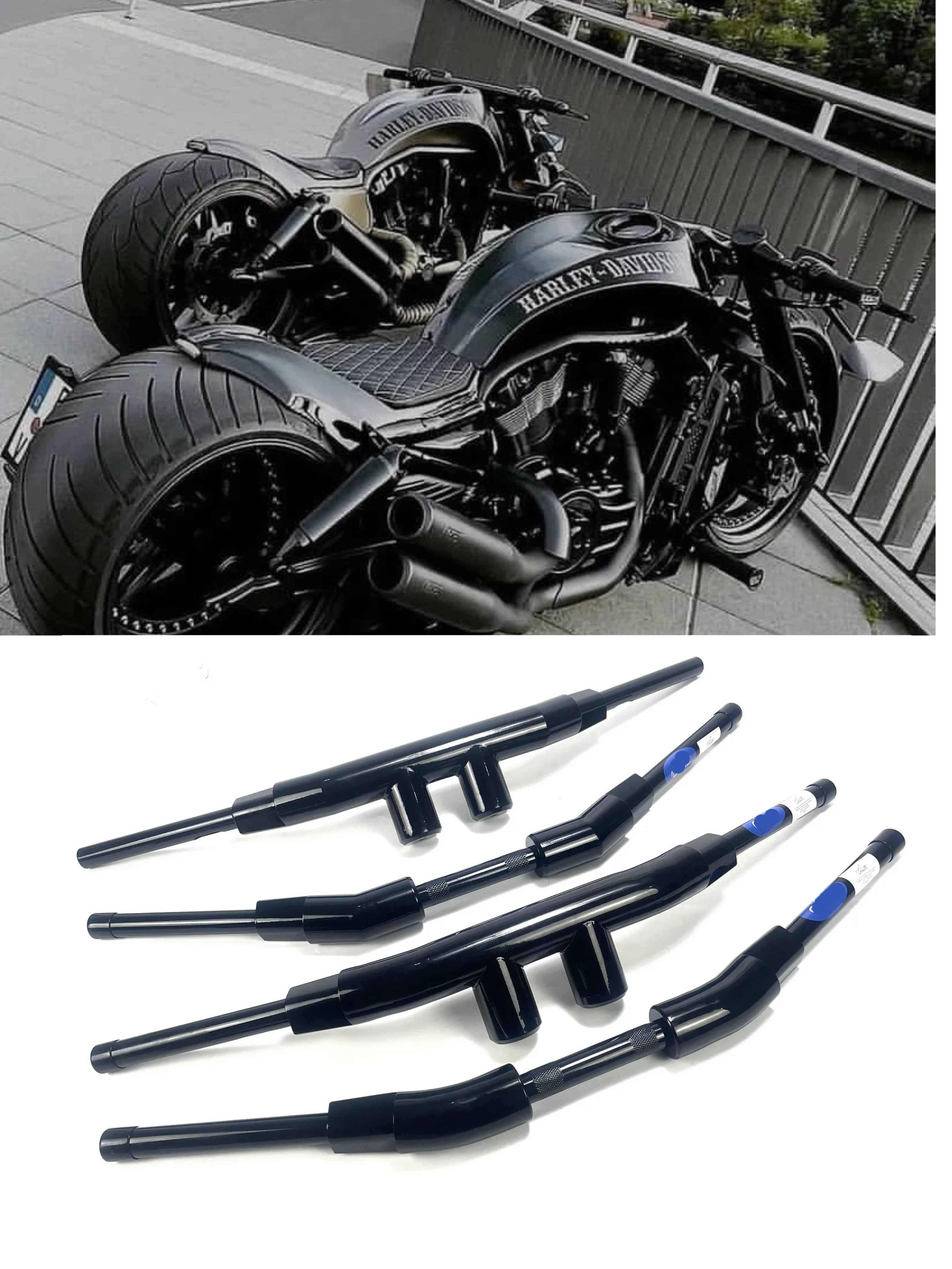 Motorcycle-Handlebars-Modified-2-inch-T-Handlebar-Accessories-For ...