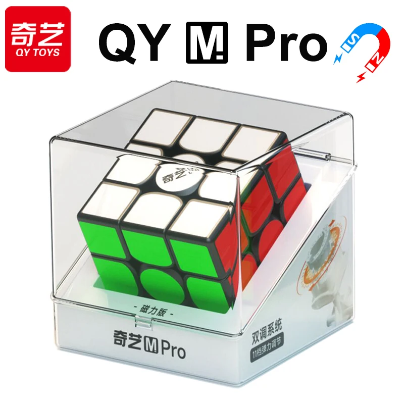 QiYi-Speedcube-M-Pro-Magnetic-Magic-Cube-3x3-Professional-3x3x3-QY-3M ...