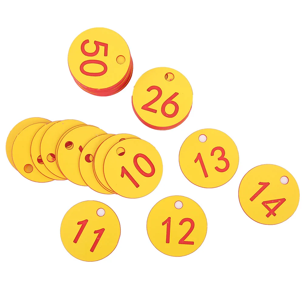 1 100 Beehive Tags ABS Round Numbered Sign Labels with Hole Livestock ...
