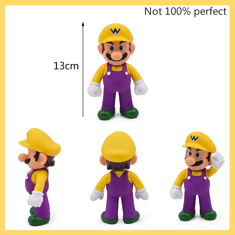 Figura de acción de Super Mario Bros Luigi, modelo de juguete de Bowser ...
