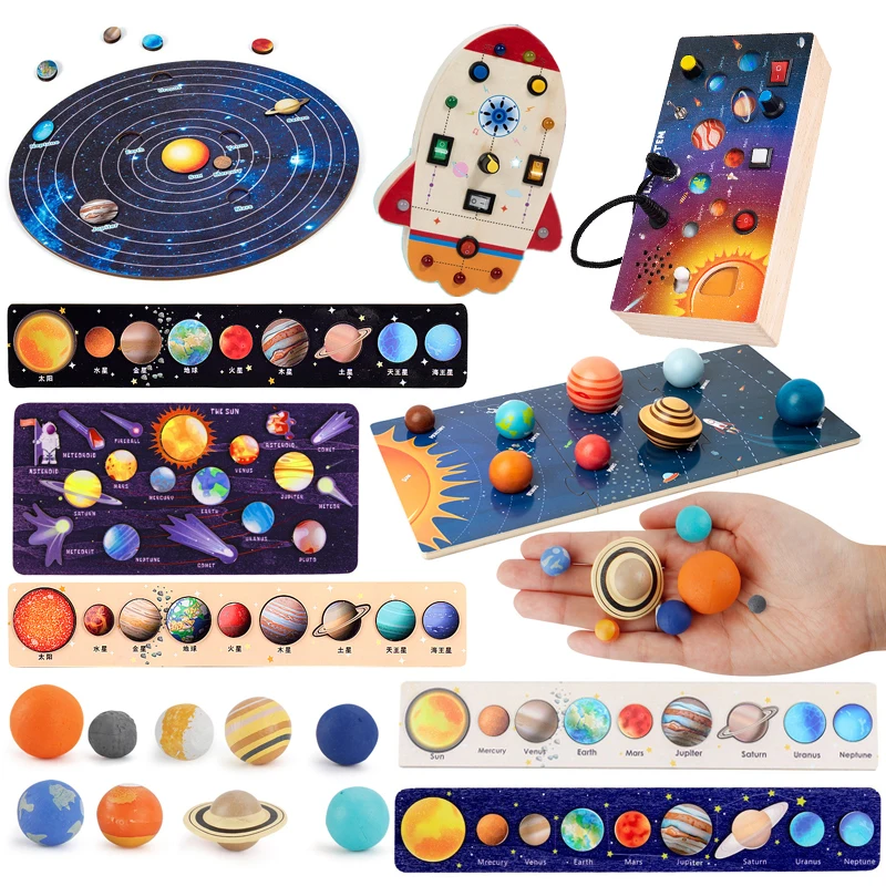 Montessori-Solar-System-3D-Planet-Toy-LED-Wooden-StarToys-Planets ...