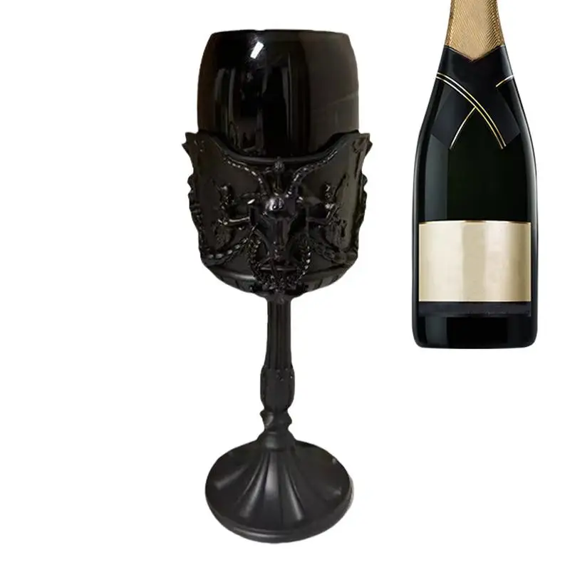 Gothic-Goblet-Cups-Resin-Wine-Goblet-Baphomet-Pentagram-Dragon-Wine ...