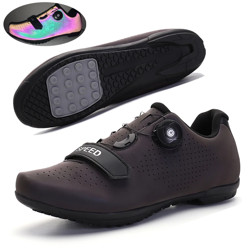 luminous Non Cleat Cycling Shoes Sneaker Flat Pedal Mtb Men Women Non ...