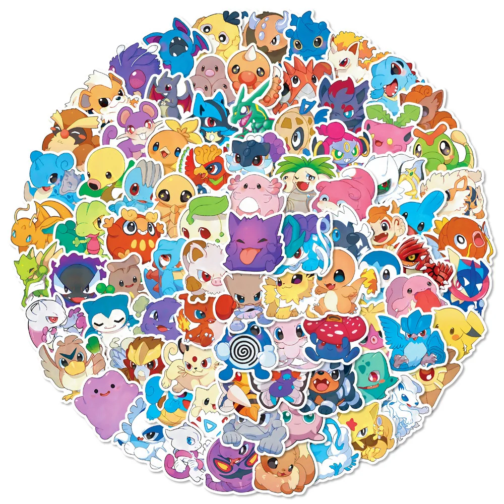 10-30-50-100pcs-Cute-Pokemon-Cartoon-Stickers-DIY-Car-Guitar-Laptop ...