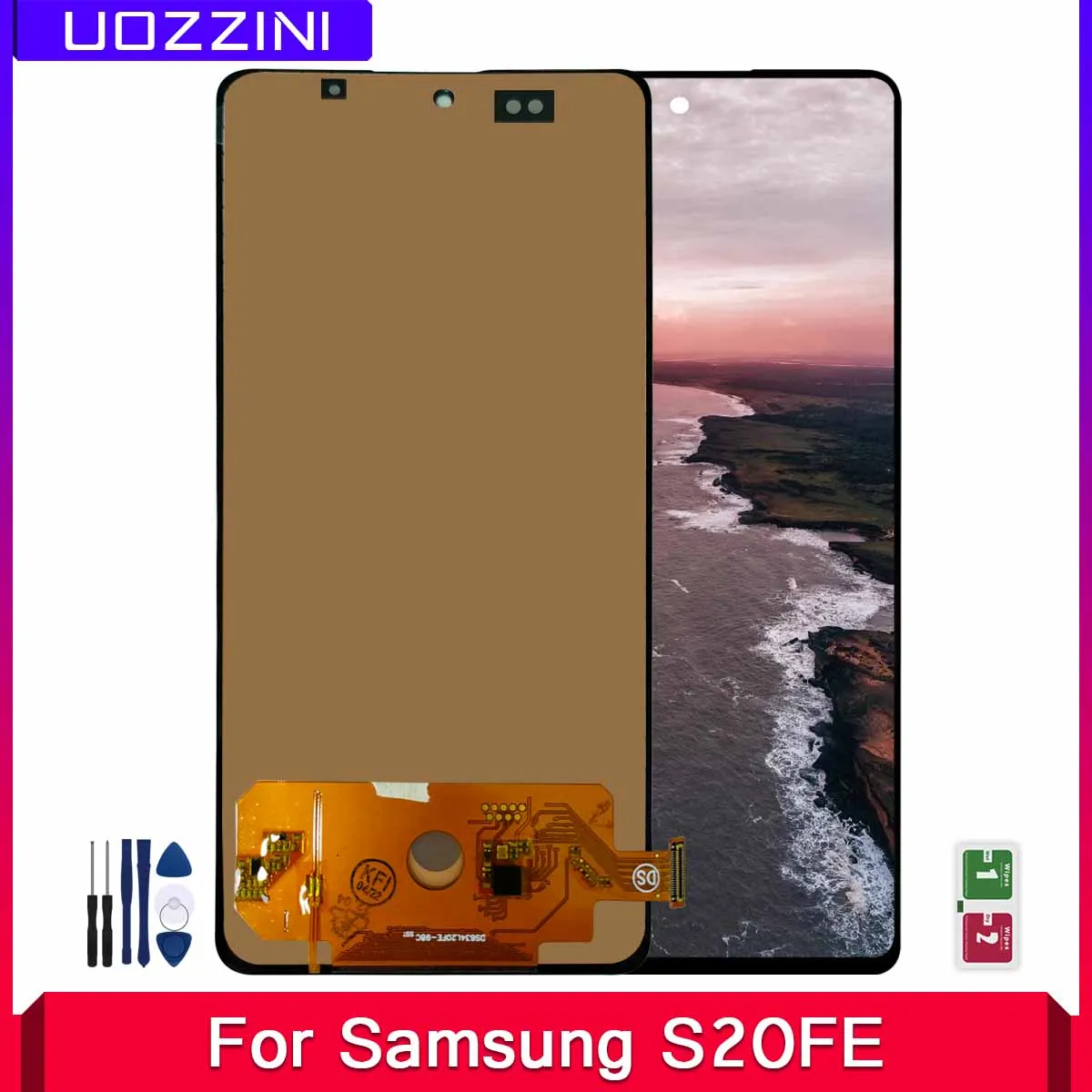 INCELL 테스트 화면 삼성 갤럭시 S20 FE 4G G781B G780 LCD 디스플레이 터치 디지타이저 S20 FE ...