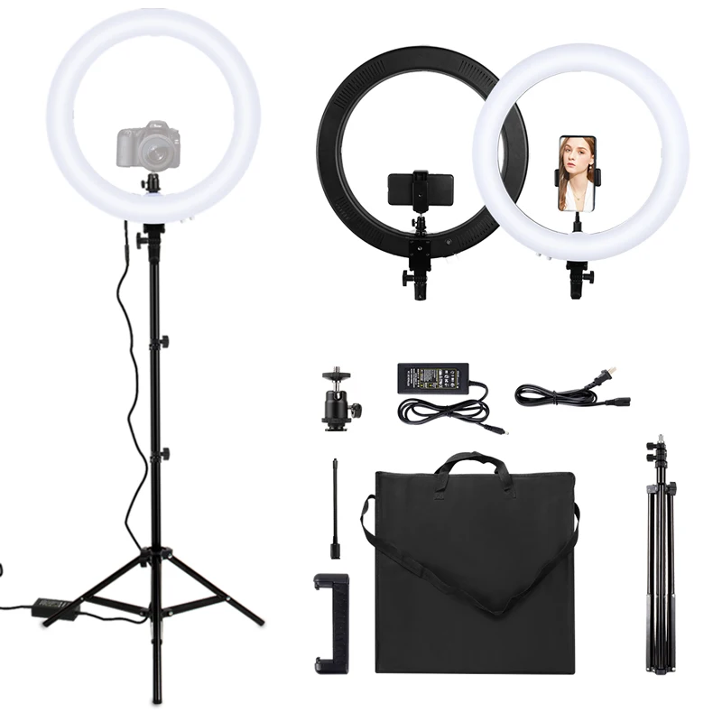 18inch-LED-Rings-Light-Dimmable-Video-Light-with-2M-Stand-for ...