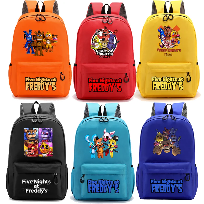 FNAF Backpacks Five Nights At Freddys Students Backpack Cartoon Anime ...