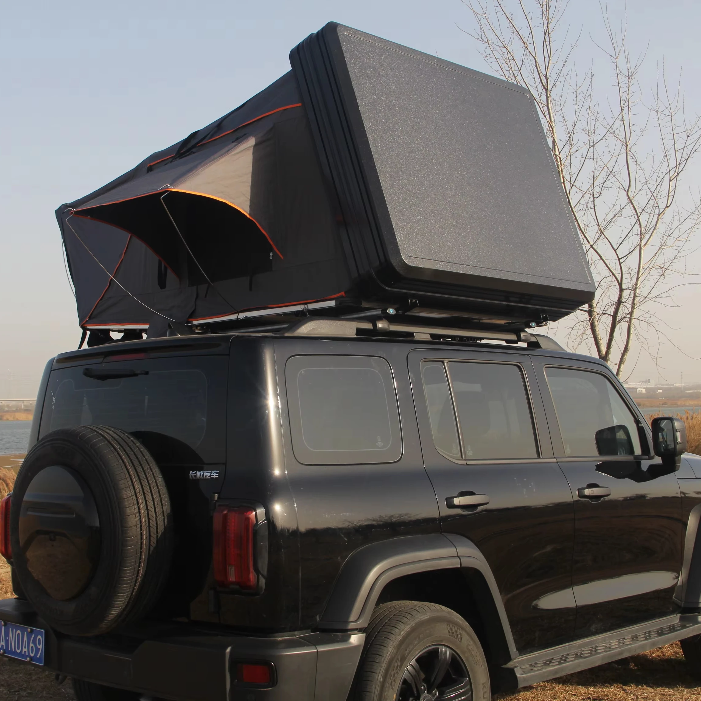 Big Size 4 Person Camping SUV 4x4 Roof Aluminum Tent Waterproof Hard ...
