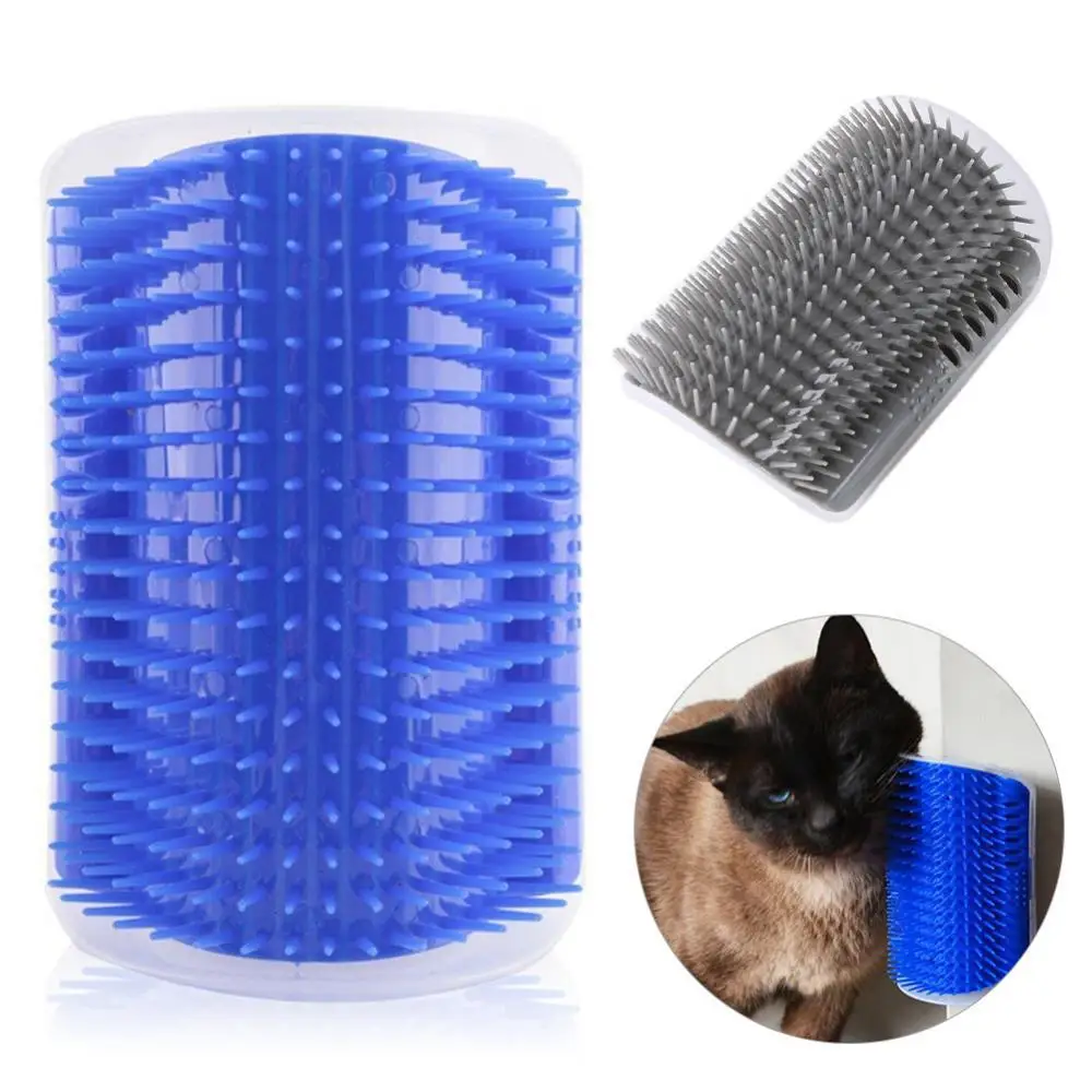 Cat-Self-Groomer-With-Catnip-Soft-Cats-Wall-Corner-Massage-Cat-Comb ...
