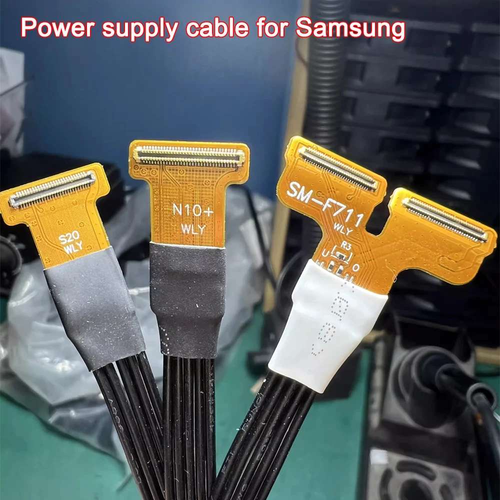 20 PCS Power Line For Samsung SM-F711/NT10/S20 Free Tail Plug Power ...