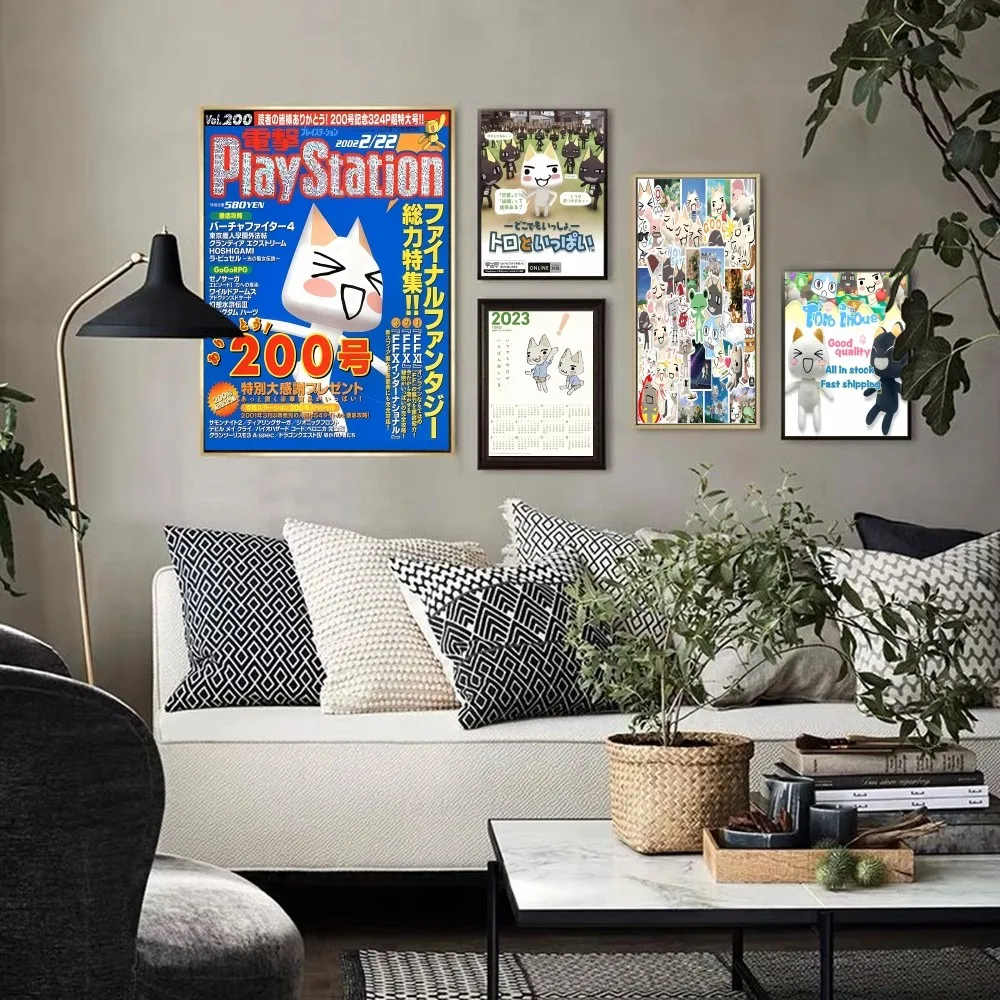 Inoue-Toro-CUTE-Cat-Anime-Posters-Sticky-HD-Quality-Wall-Art-Retro ...