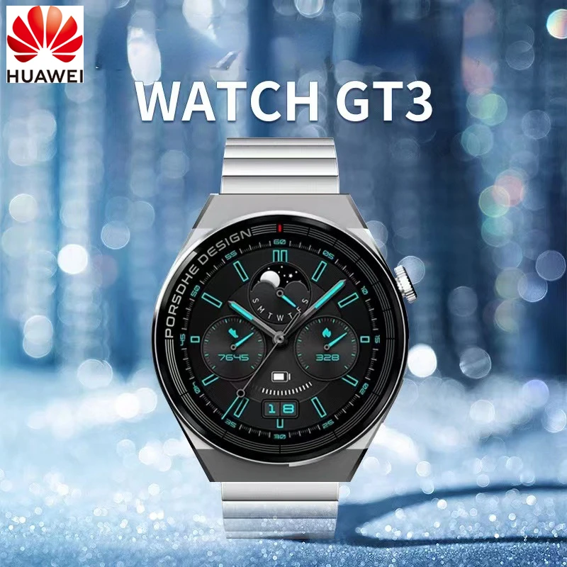 Huawei Sport Smart Watch Gt2 Blood Pressure Bluetooth Round Gt3pro ...