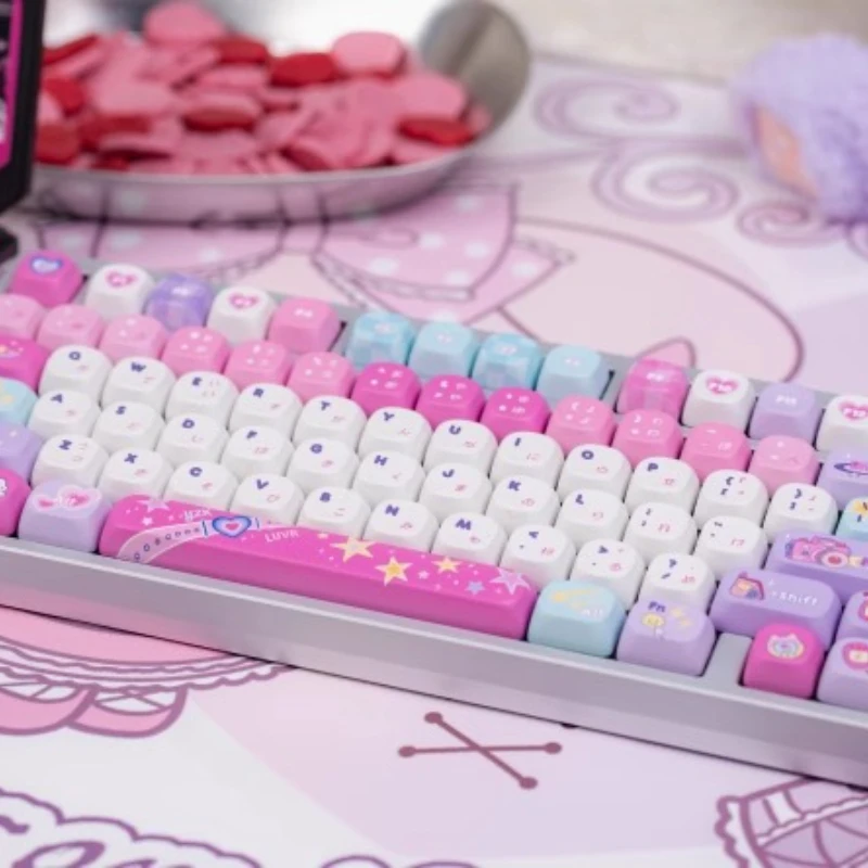 Millennium Girls Keycaps Customized PBT MOA/cherry Profile Keycap Cute ...