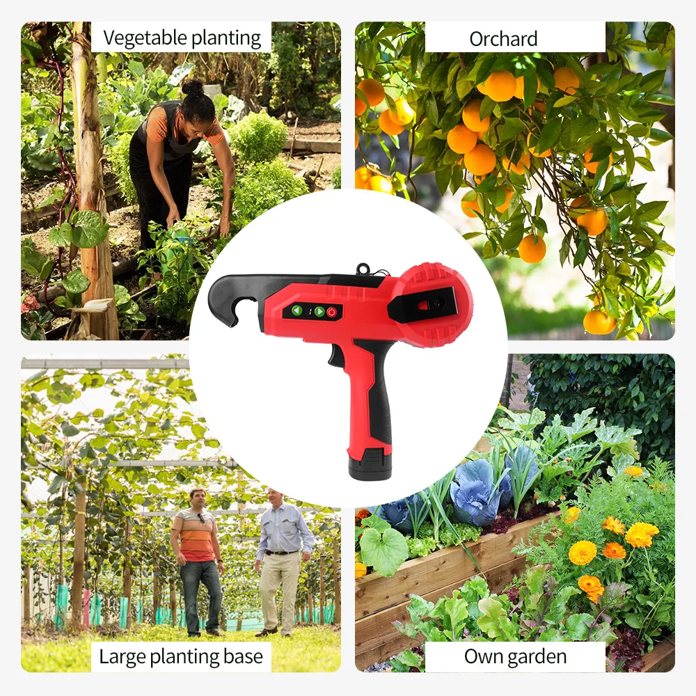 Electric-Plant-Tying-Machine-Tapener-Gun-Vegetables-Vine-Binding ...