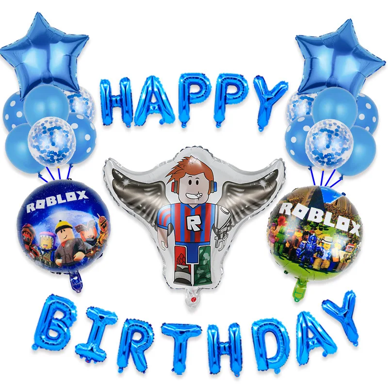 ROBLOX-Balloons-Birthday-Party-Supplies-Cartoon-Anime-Game-Aluminum ...