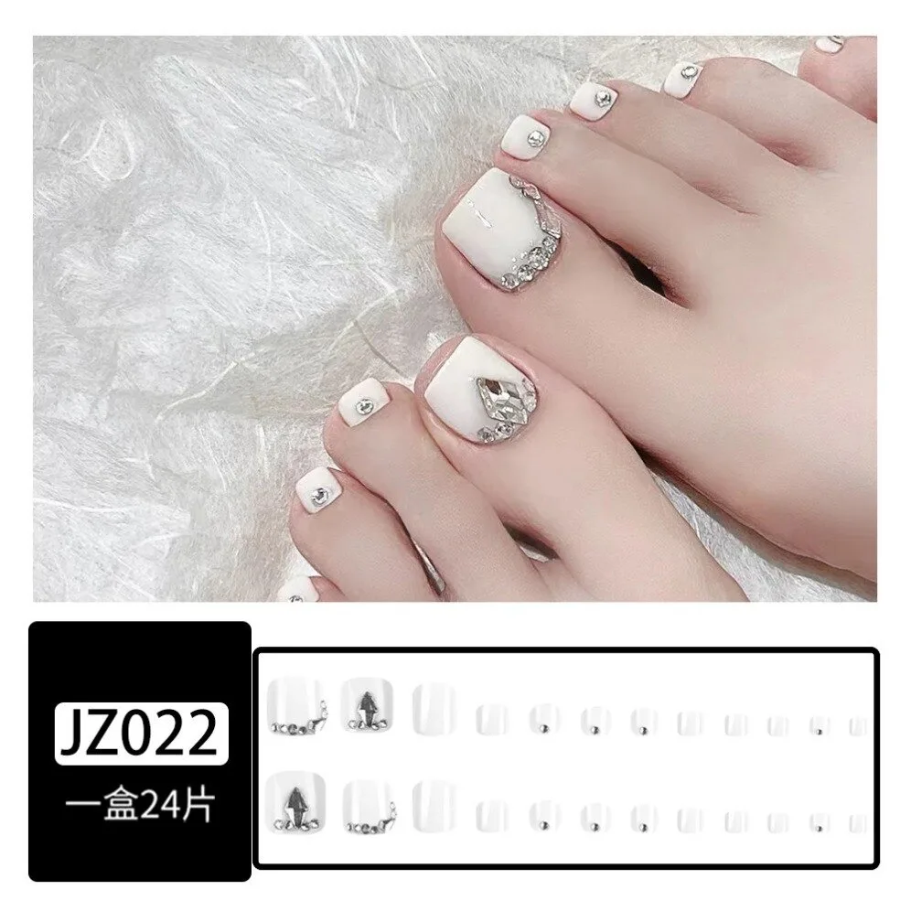 Diamond Toe Nails Art