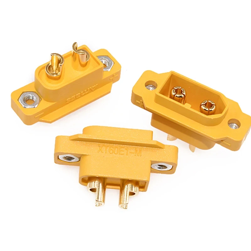 1/2/5PCS XT60E-M Mountable XT60 Male Plug Connector Model aircraft ...